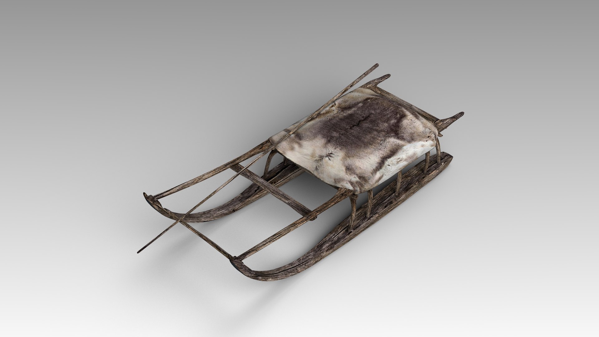 3D Model Sledge Sled - TurboSquid 1635429
