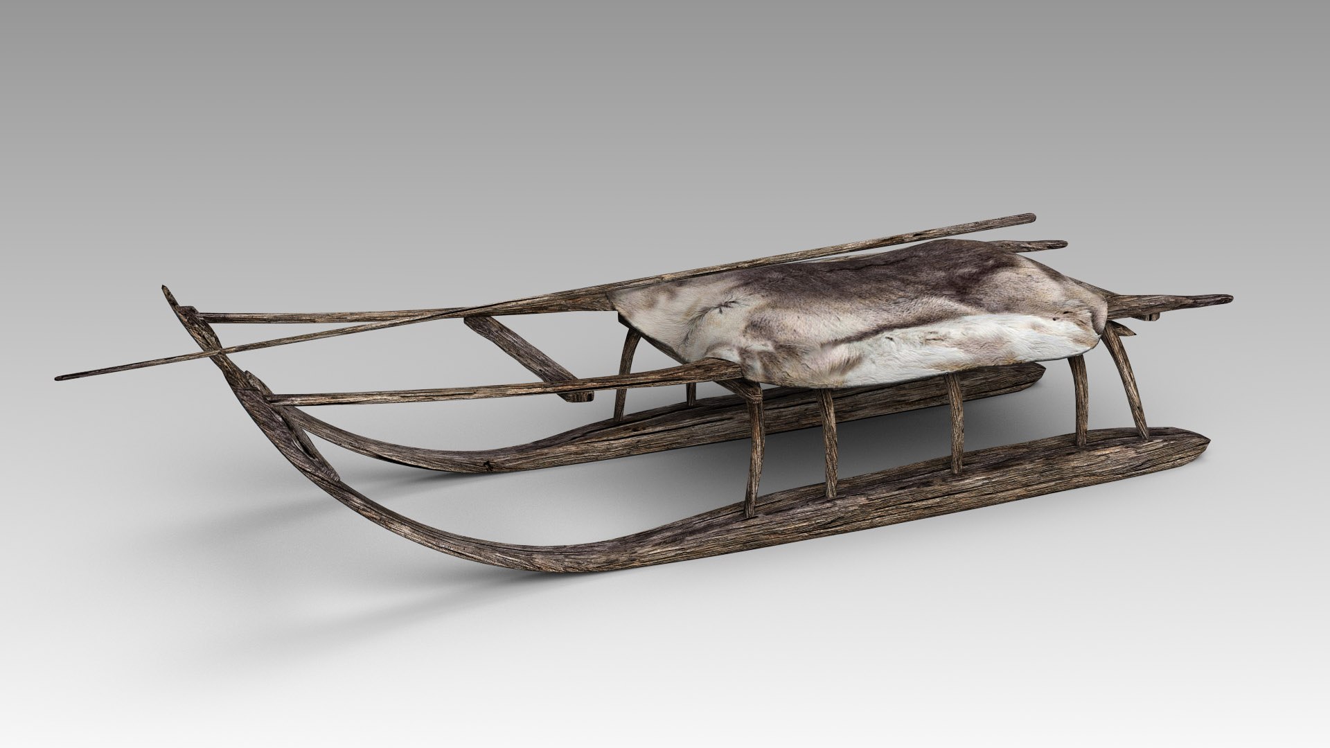 3D Model Sledge Sled - TurboSquid 1635429