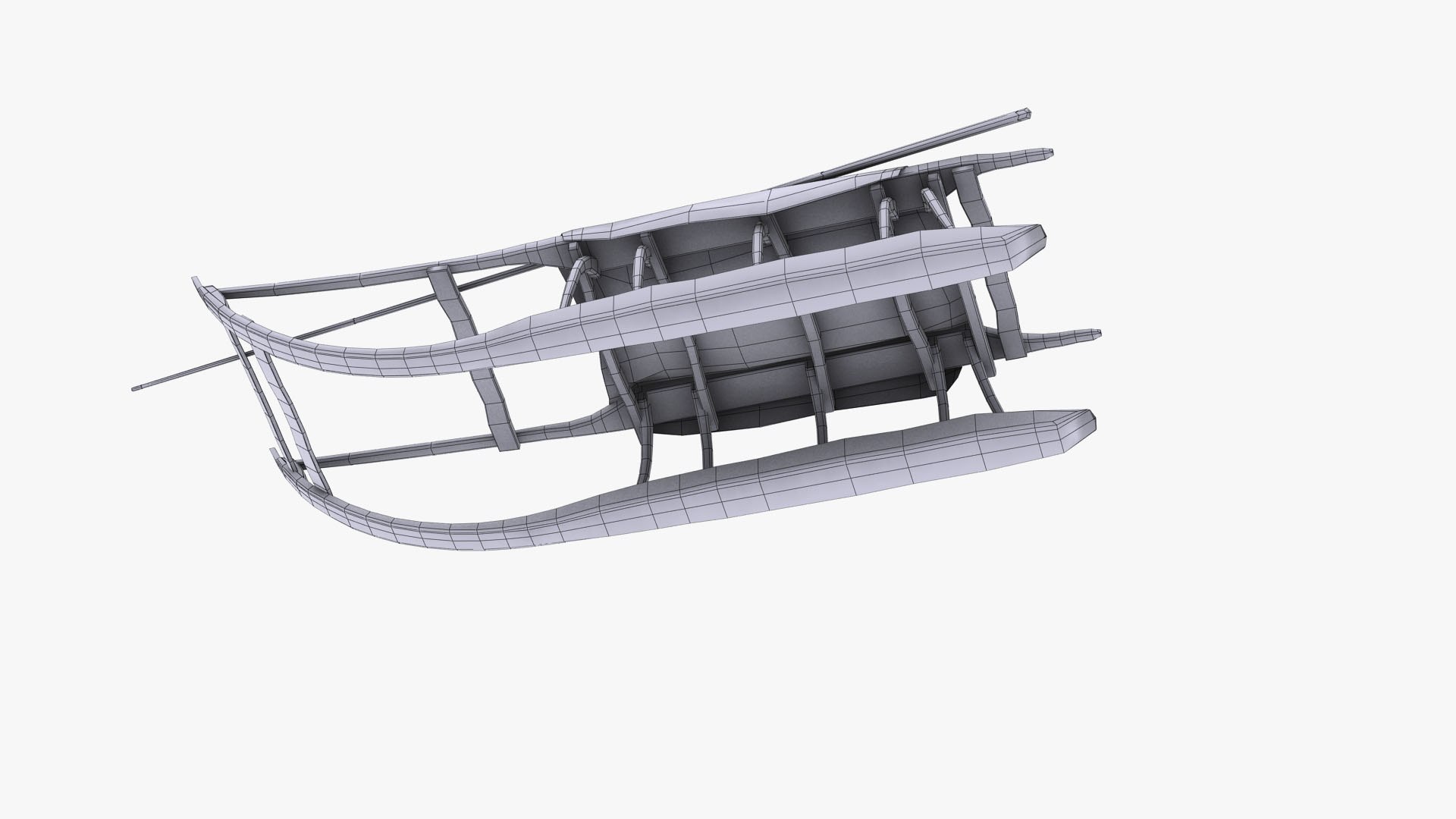 3D Model Sledge Sled - TurboSquid 1635429