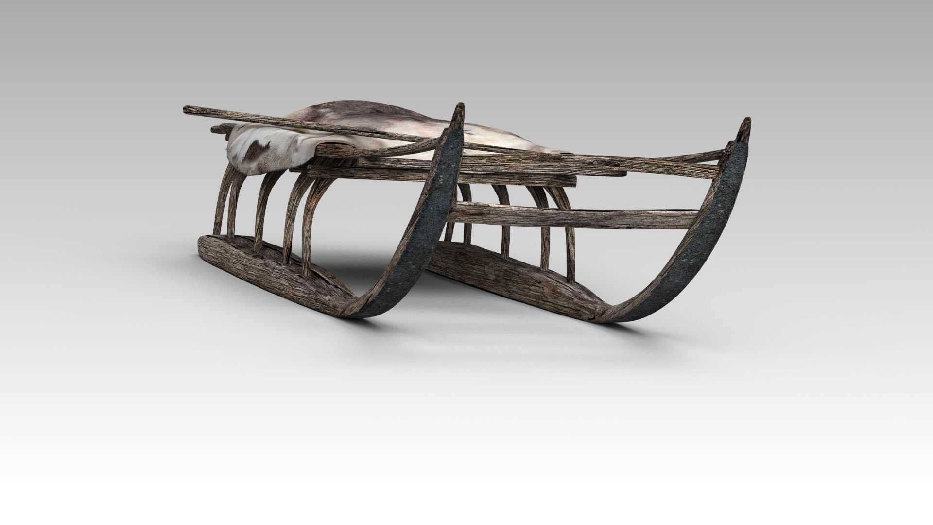 3D Model Sledge Sled - TurboSquid 1635429