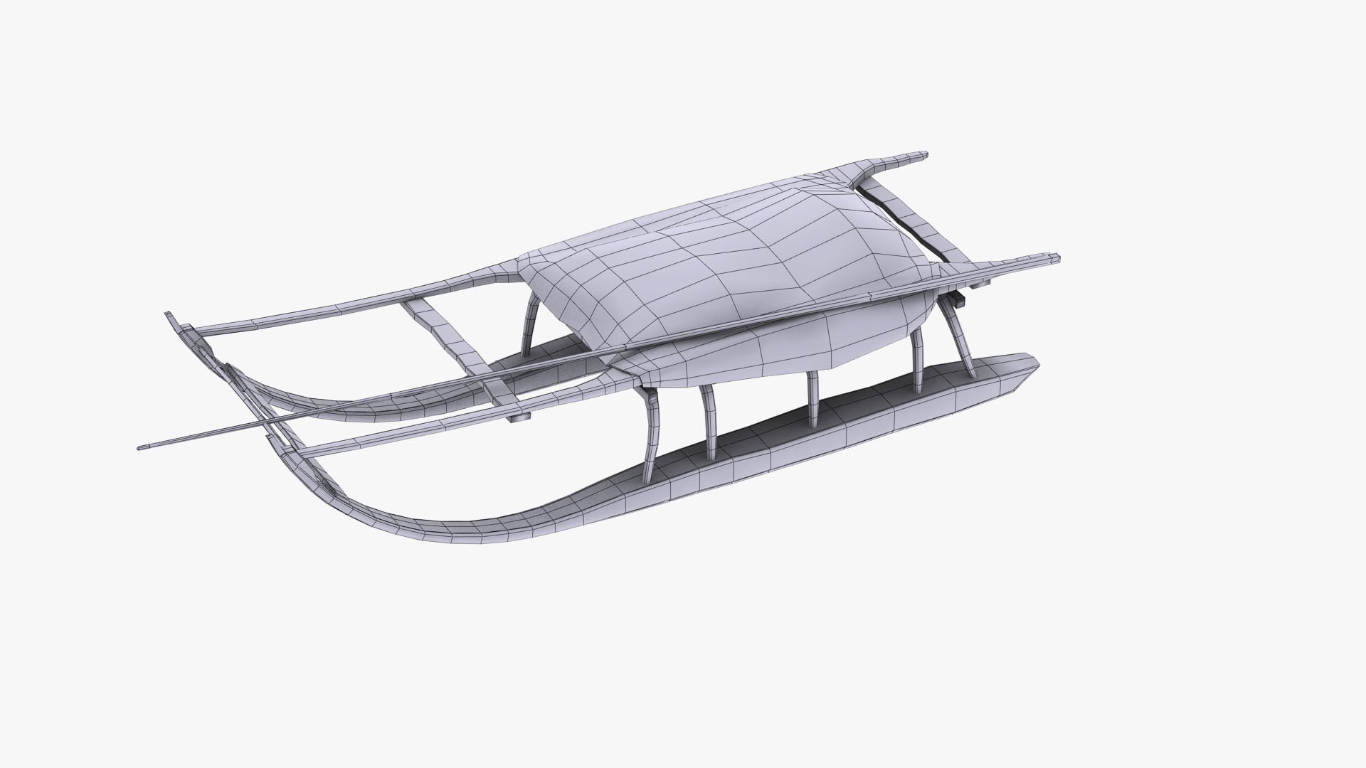 3D Model Sledge Sled - TurboSquid 1635429