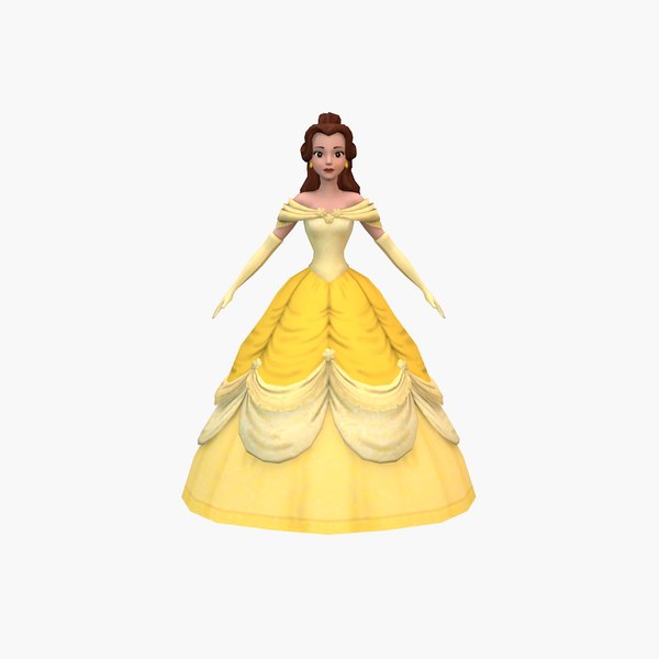Girl Disney OBJ Models for Download | TurboSquid