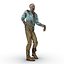 3d Zombie Rigged Model