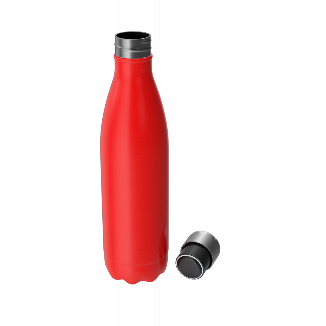 Red Water Bottle Opened Model - TurboSquid 2184859
