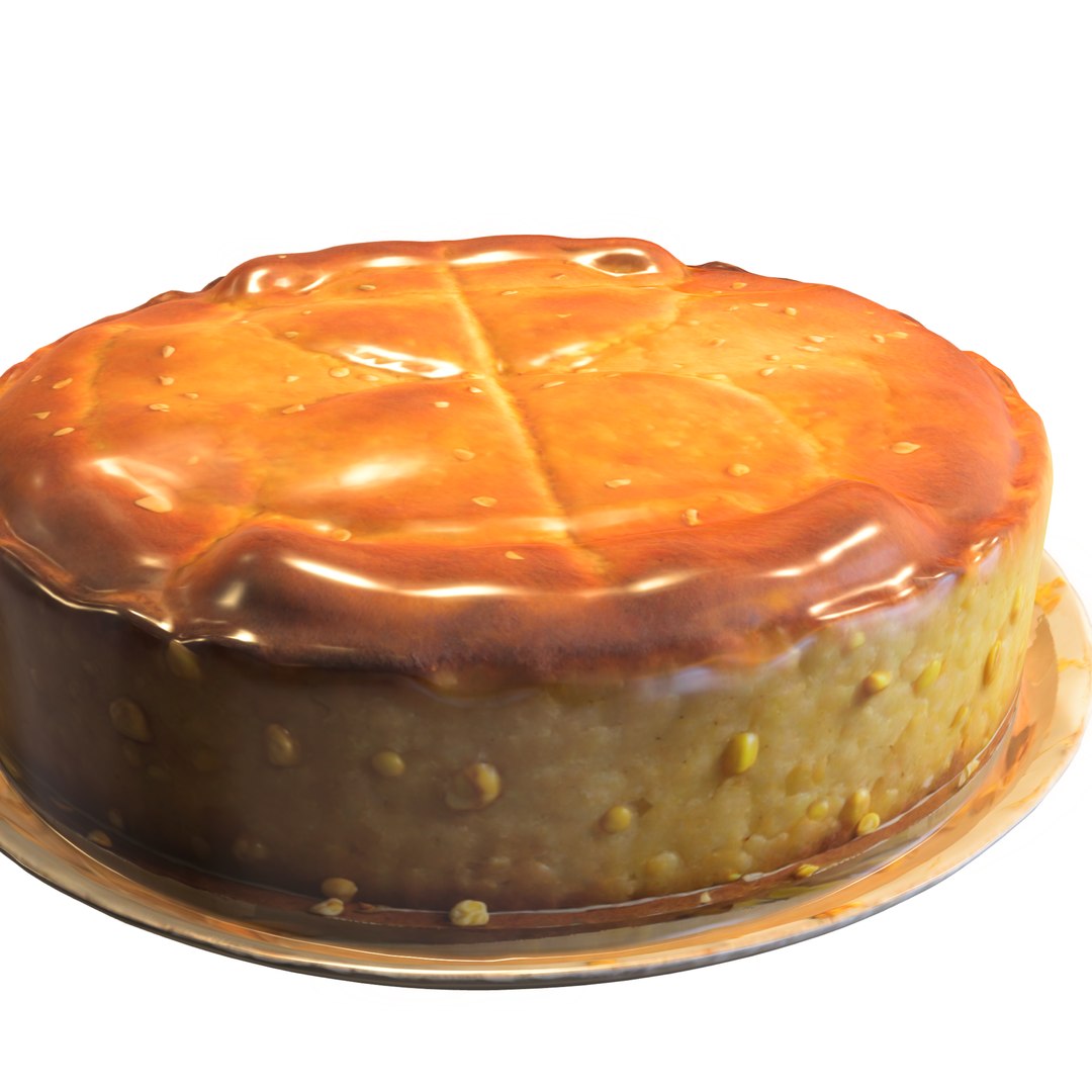 Cornbread Pie Game Asset 3D Model - TurboSquid 2379560