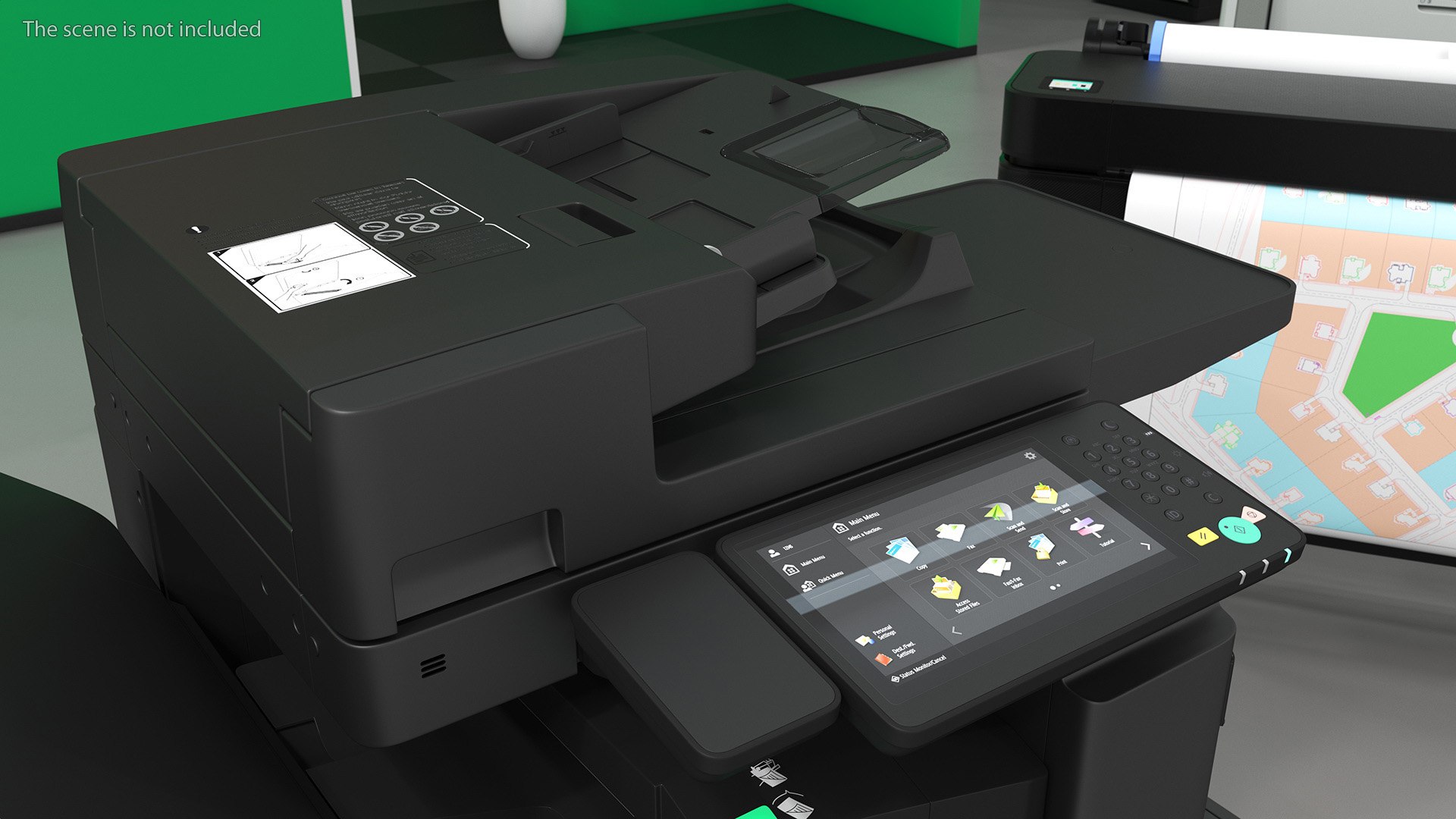 Optional Scanner For Laser MFP Black Model - TurboSquid 2252247