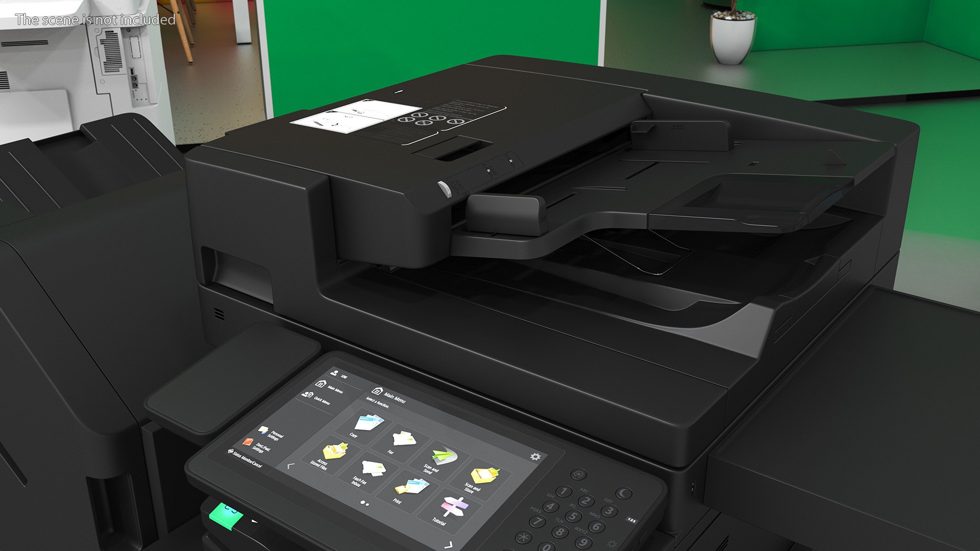 Optional Scanner For Laser MFP Black Model - TurboSquid 2252247