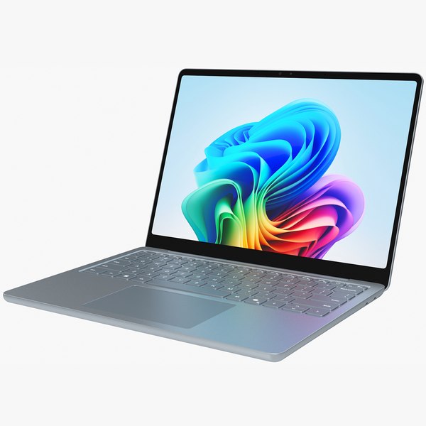 modelo 3d Microsoft Surface Laptop 13 Ocean Rigged - TurboSquid 2414048