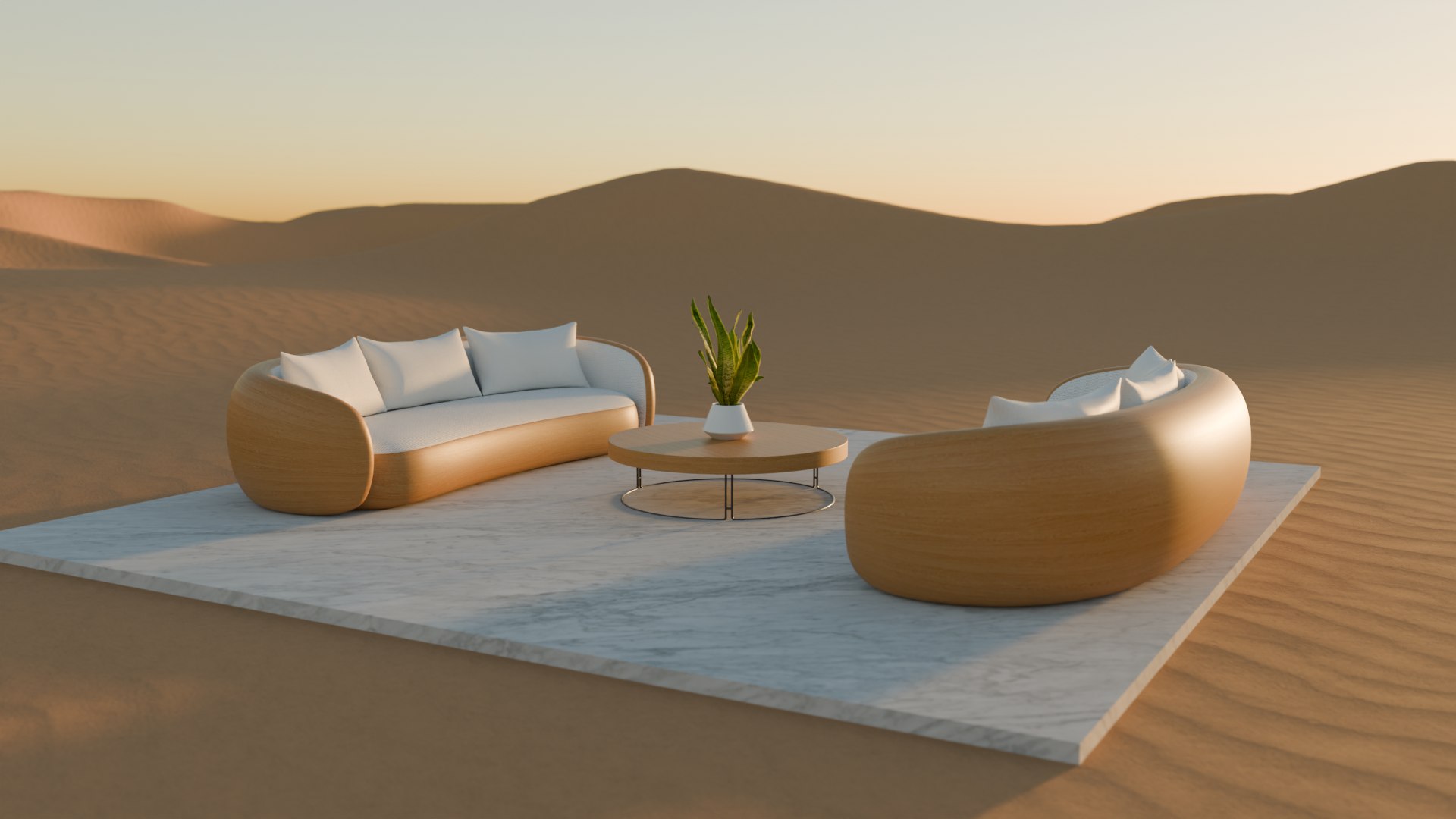 Metaverse Environment 02 - Baked 3D - TurboSquid 2395375