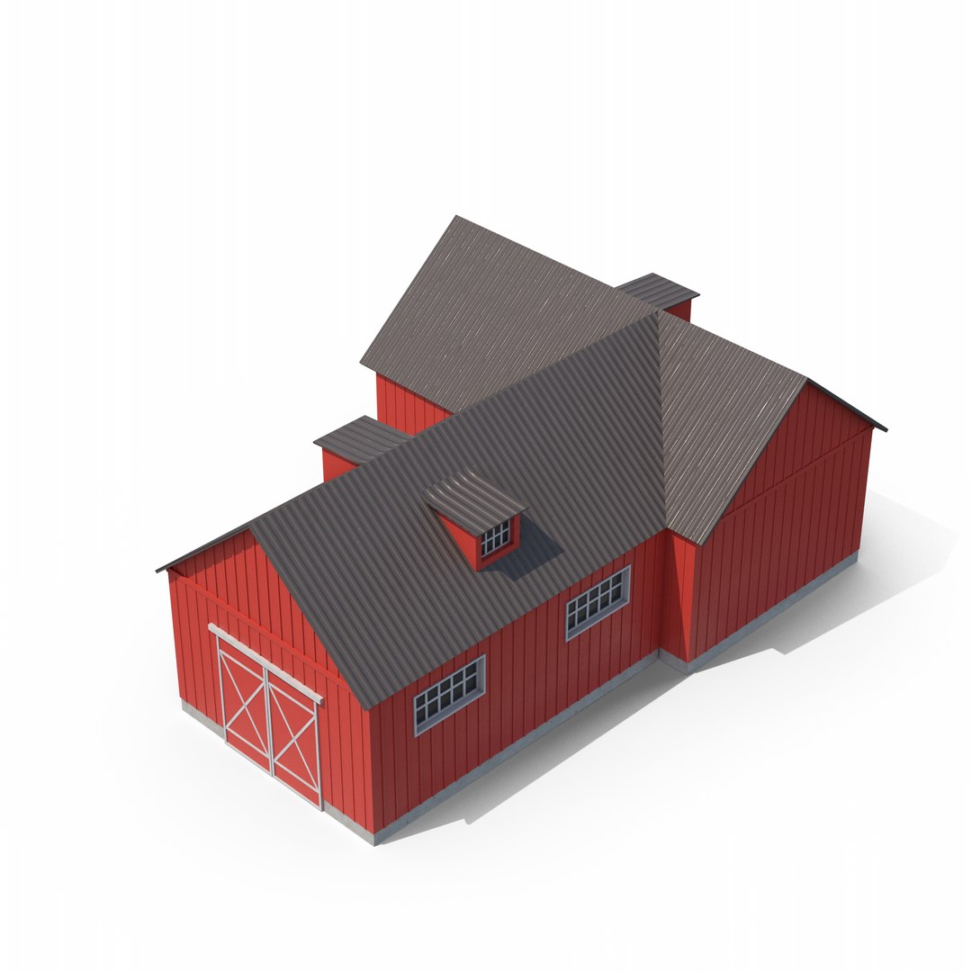 Farm Building Barn Model - TurboSquid 2283979