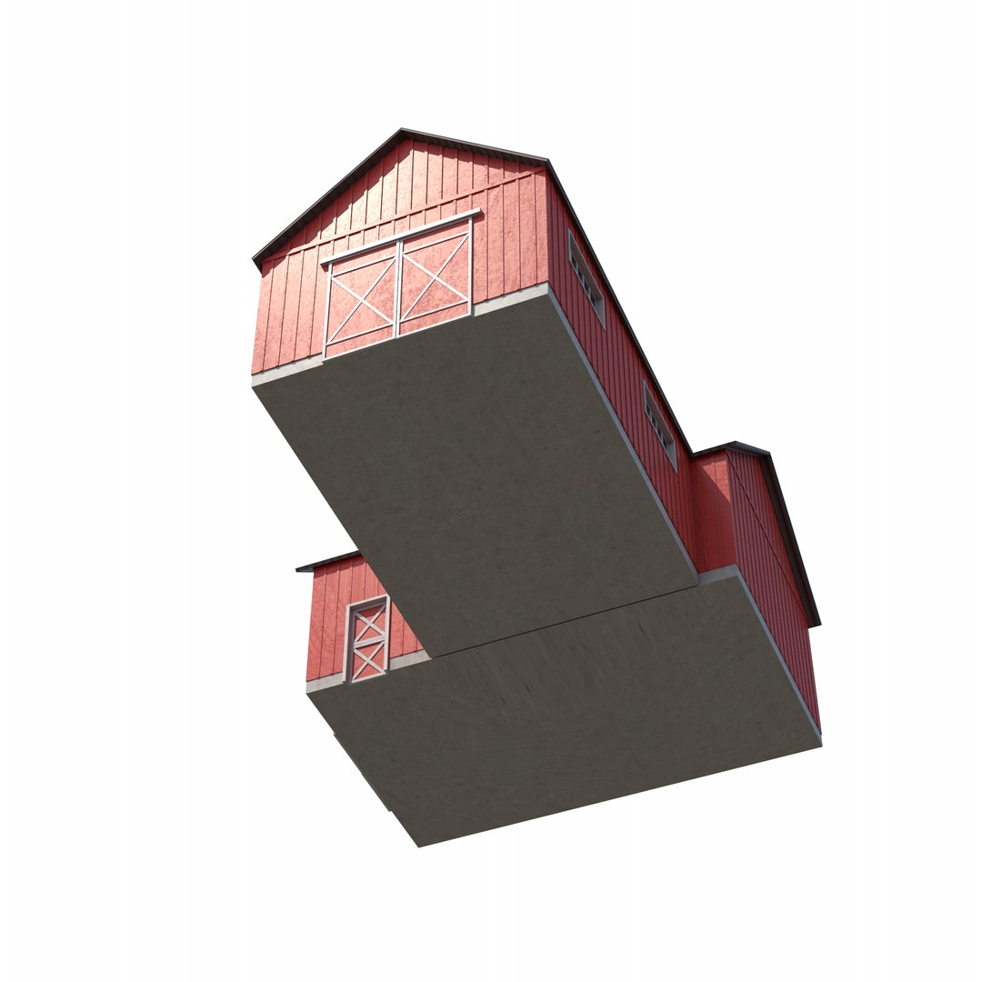 Farm Building Barn Model - TurboSquid 2283979