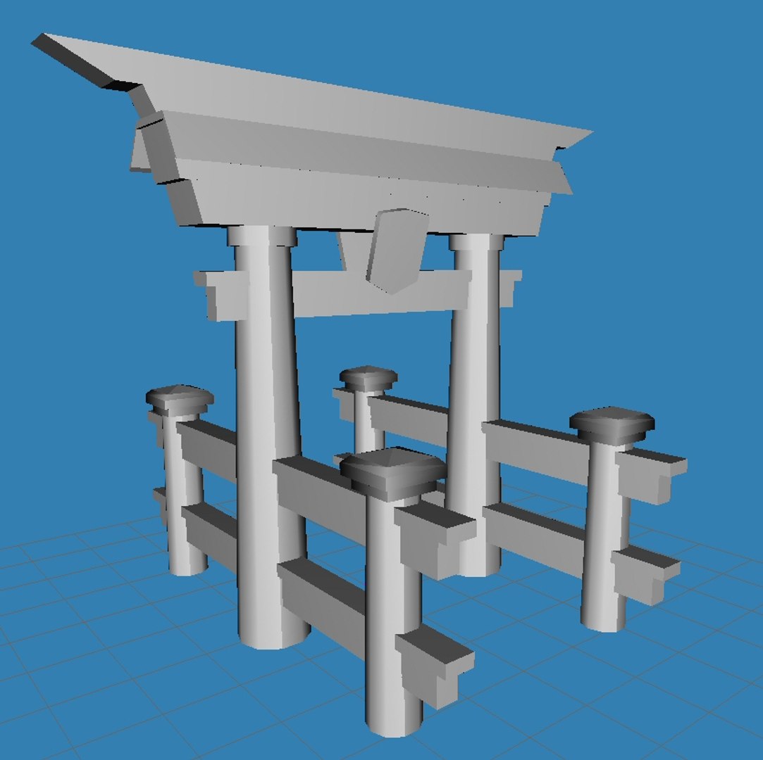 3d Model Torii Gate