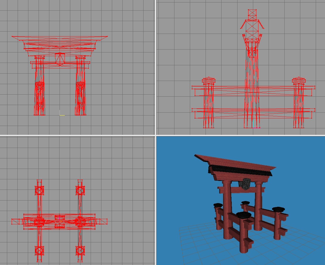 3d Model Torii Gate