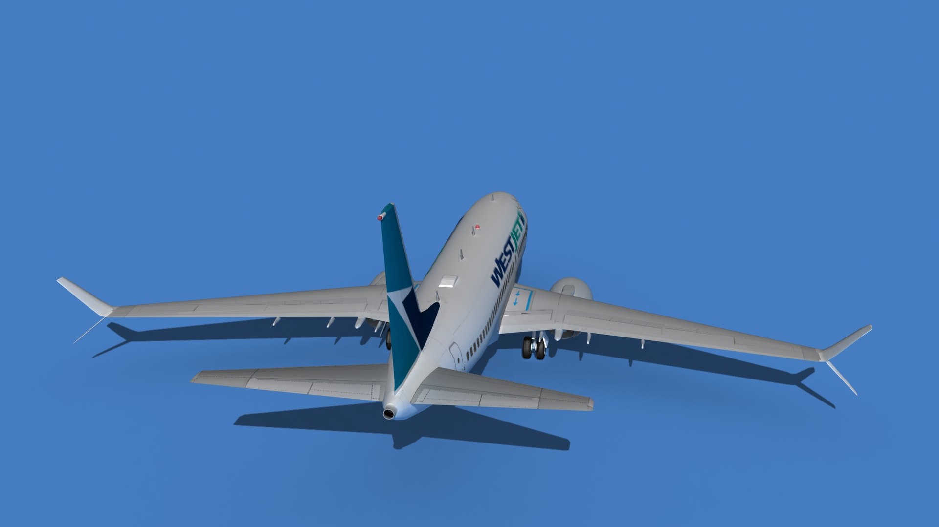 Boeing 737 Max 7 West Jet 3D Model - TurboSquid 1762638