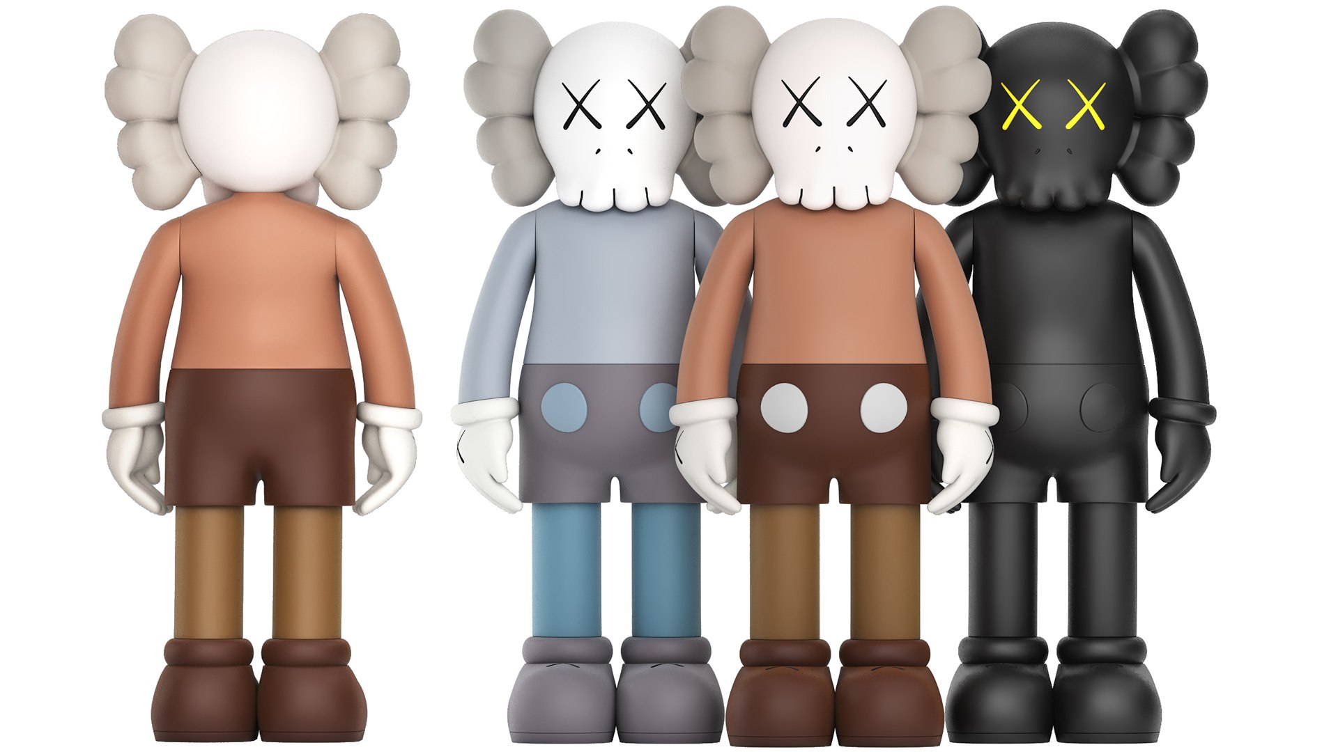 Kaws Collection 3D Model - TurboSquid 2299190