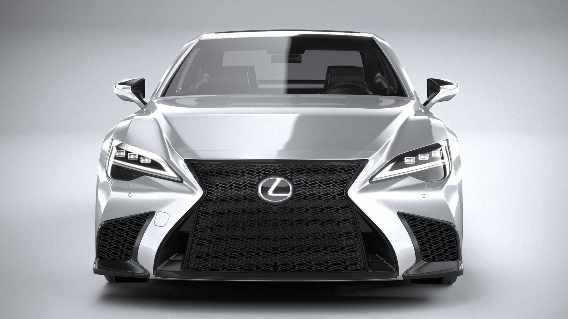 3D Lexus Is 500H H Sport 2021 Performance Boasts A Full 472 Horsepower ...