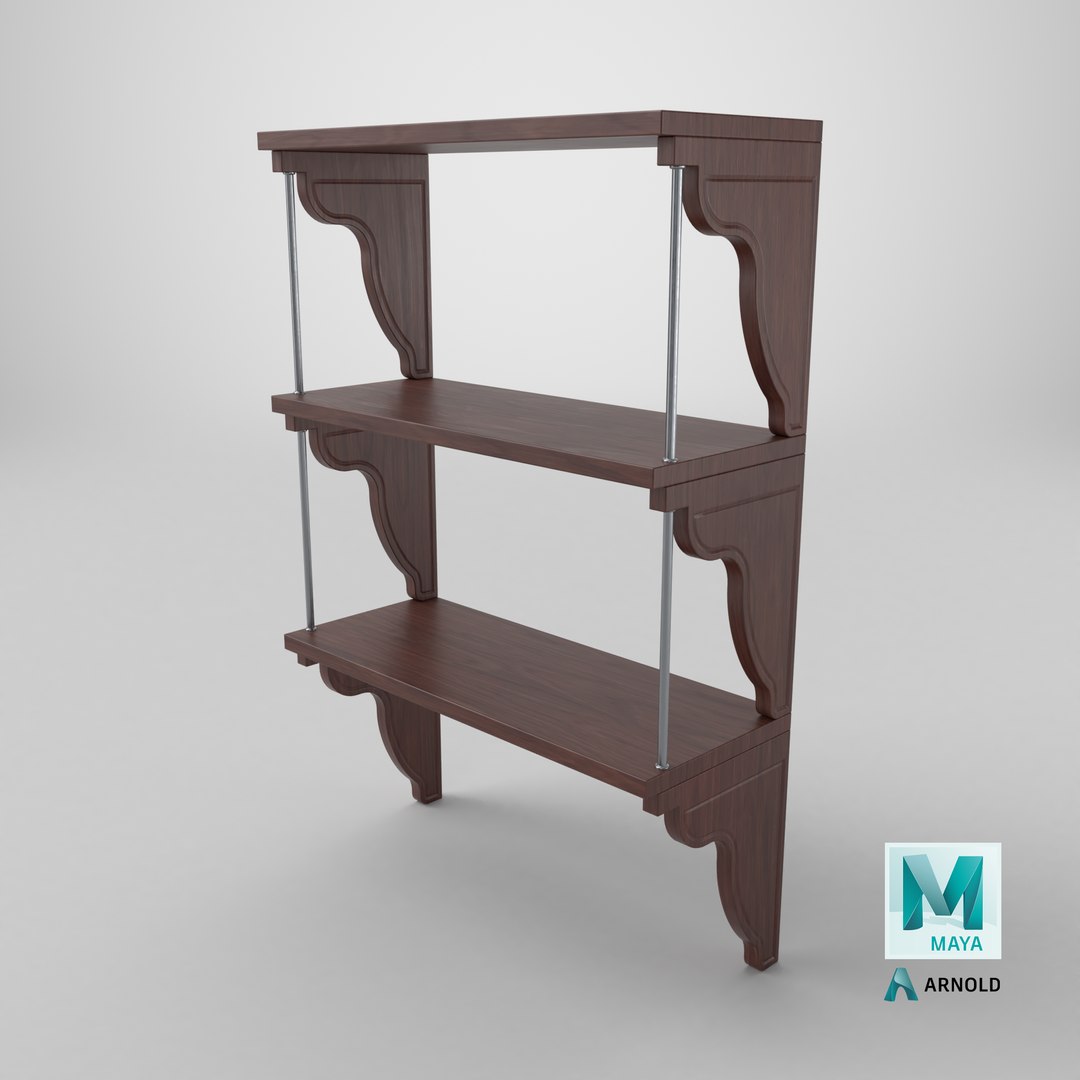Wall Shelf 3D Model - TurboSquid 2405870
