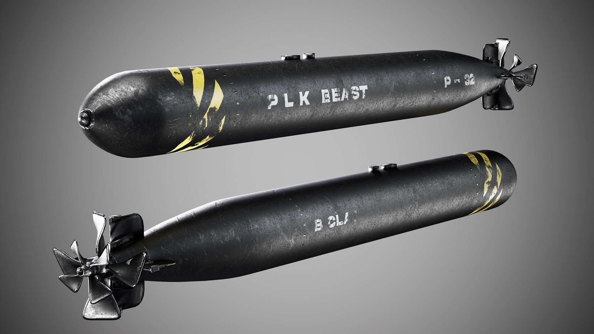 Torpedo 3D - TurboSquid 2155220