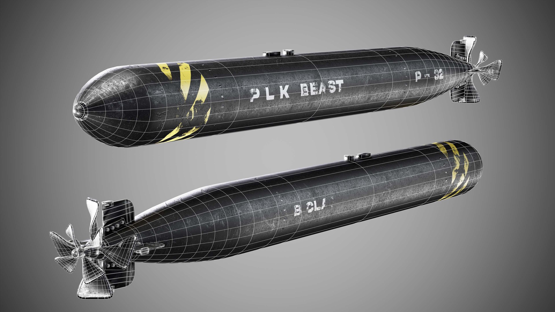 Torpedo 3D - TurboSquid 2155220