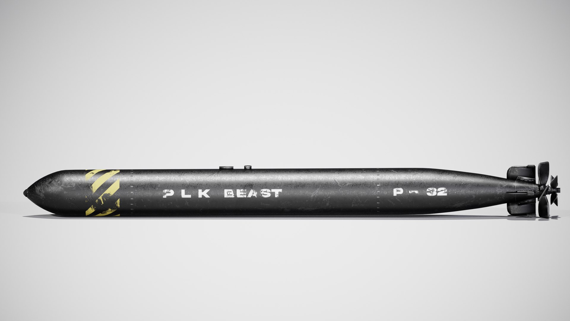 Torpedo 3D - TurboSquid 2155220