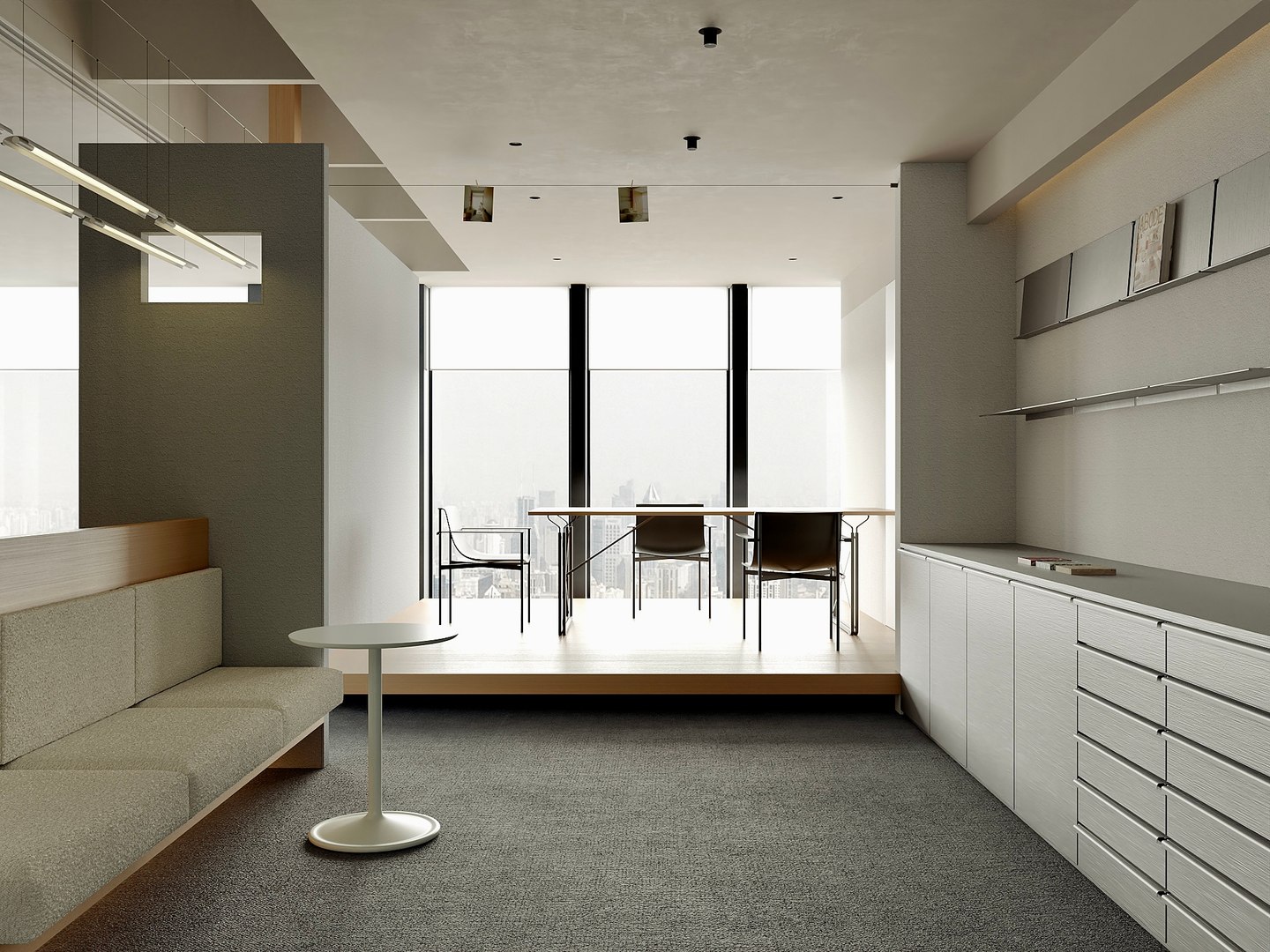 Minimalist Office Interior Model 3D - TurboSquid 2167013