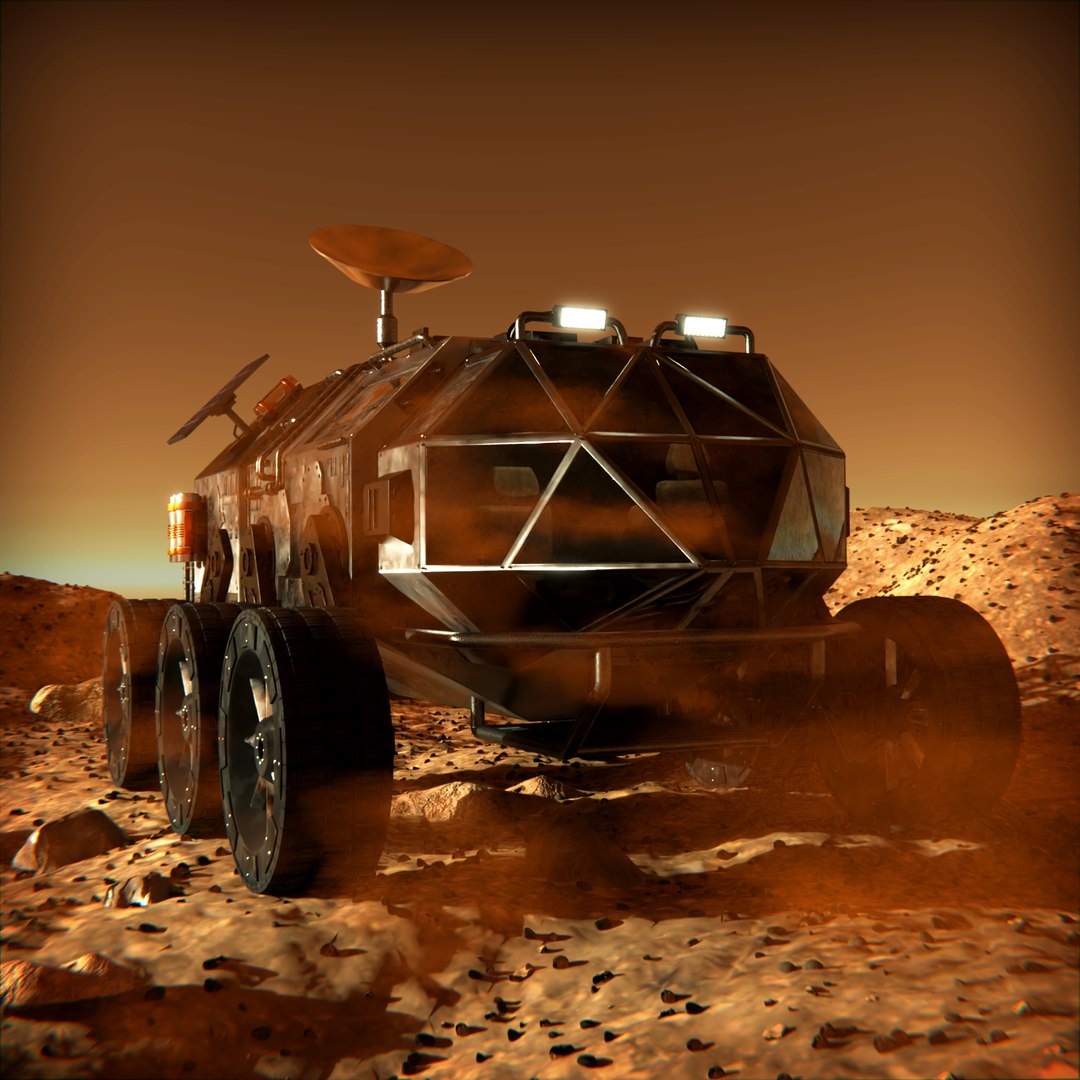 Sci-Fi Mars Rover3Dモデル - TurboSquid 1978329