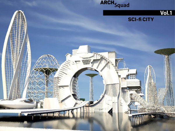 죽음의 틀 - 공상 과학 소설의 도시 3D 모델 - TurboSquid 1351073