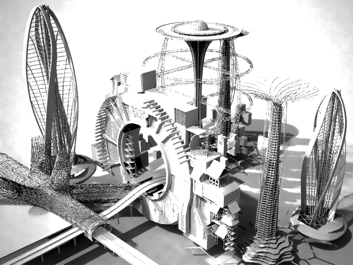 modelo 3d Un marco de muerte - Ciudad de ciencia ficción. - TurboSquid ...