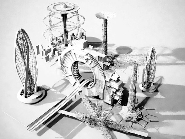 modelo 3d Un marco de muerte - Ciudad de ciencia ficción. - TurboSquid ...