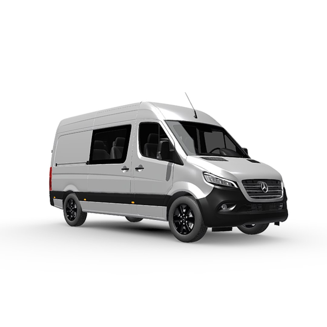 3D New Mercedes-Benz Sprinter Crew Van L2 H2 Model - TurboSquid 2260270