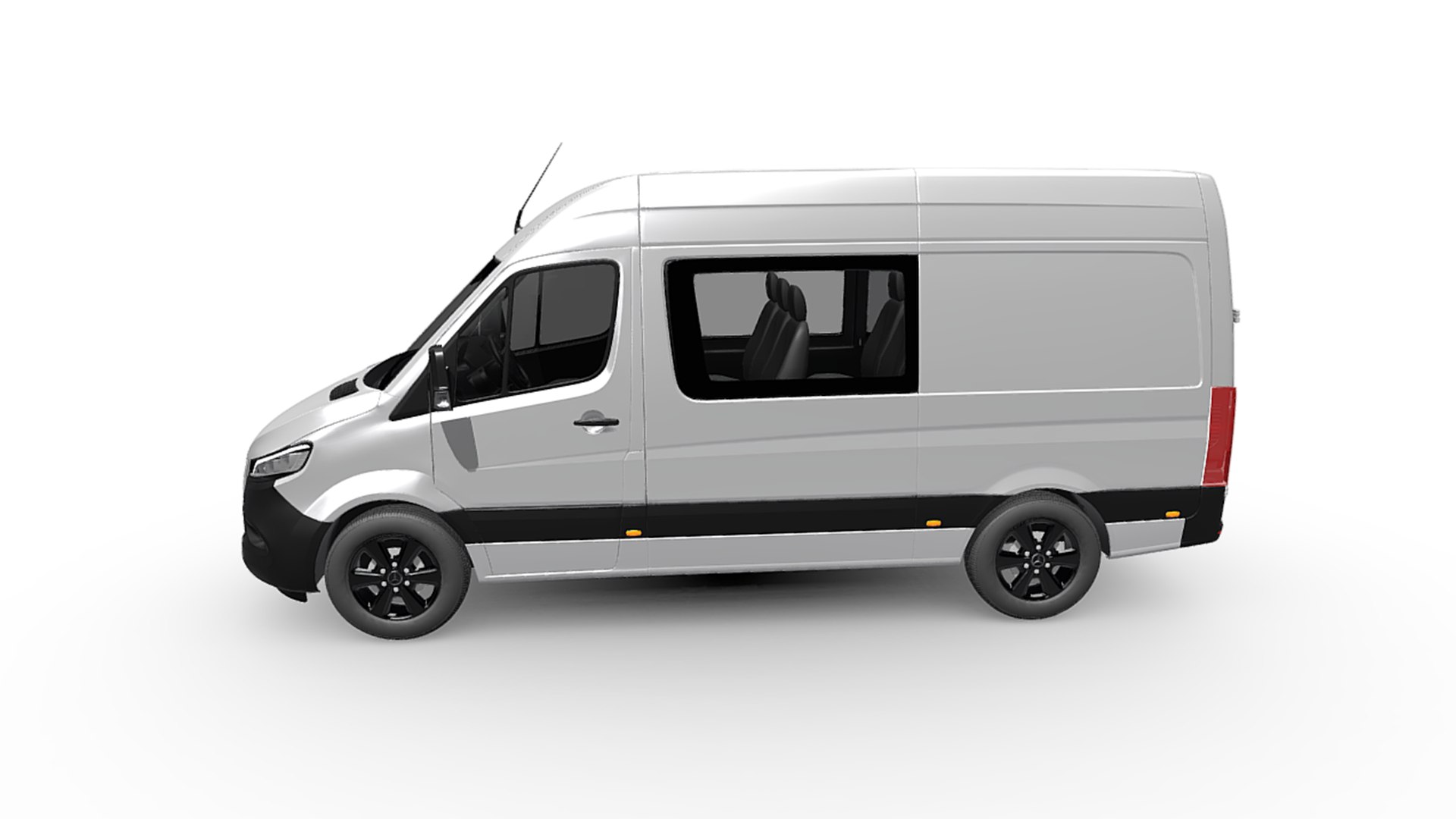 3D New Mercedes-Benz Sprinter Crew Van L2 H2 Model - TurboSquid 2260270