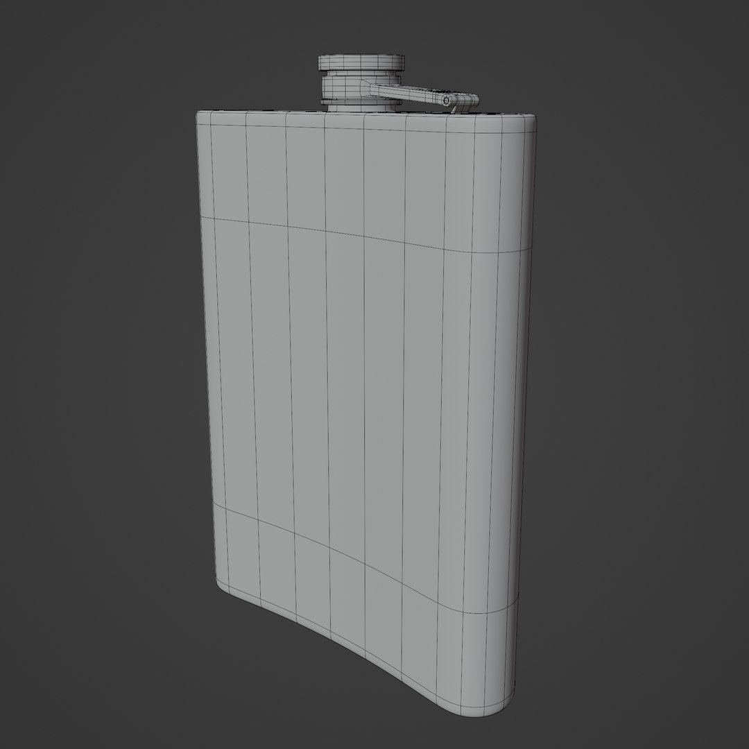 Hip Flask 3D Model - TurboSquid 2118940