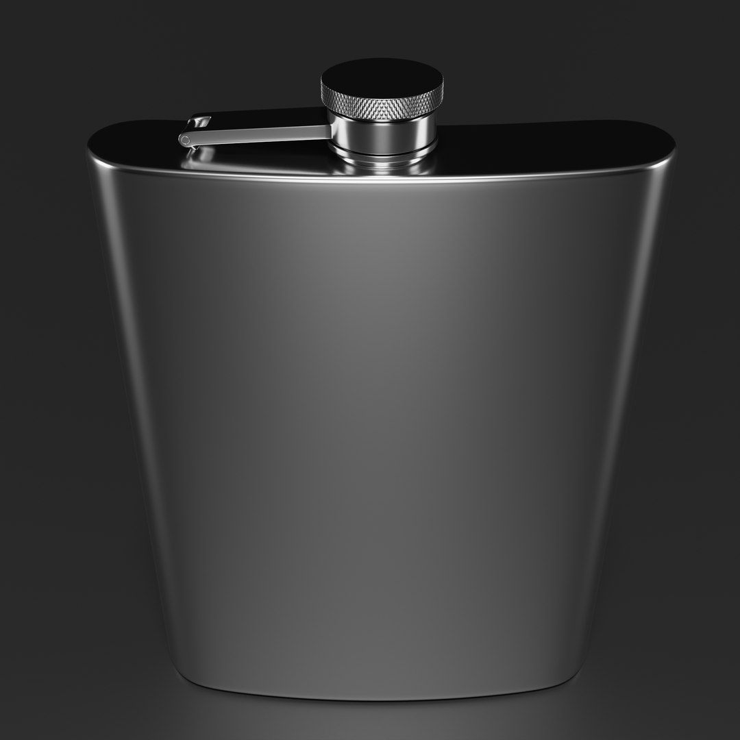 Hip Flask 3D Model - TurboSquid 2118940
