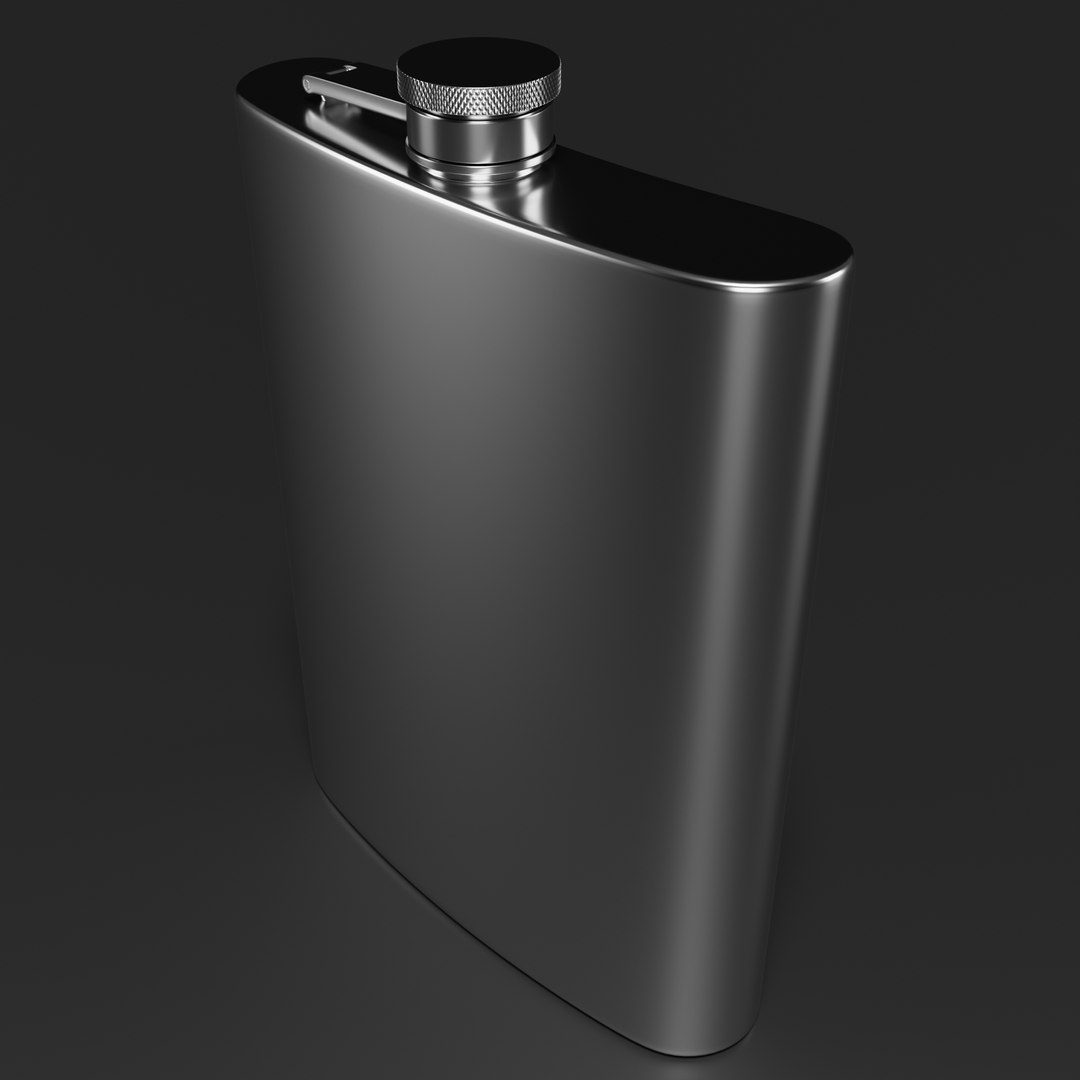 Hip Flask 3D Model - TurboSquid 2118940