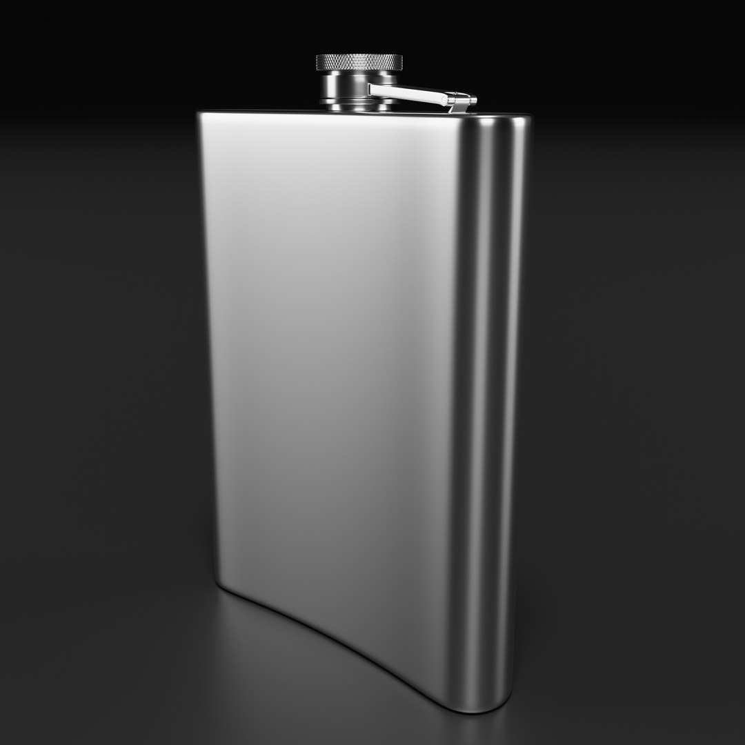 Hip Flask 3D Model - TurboSquid 2118940