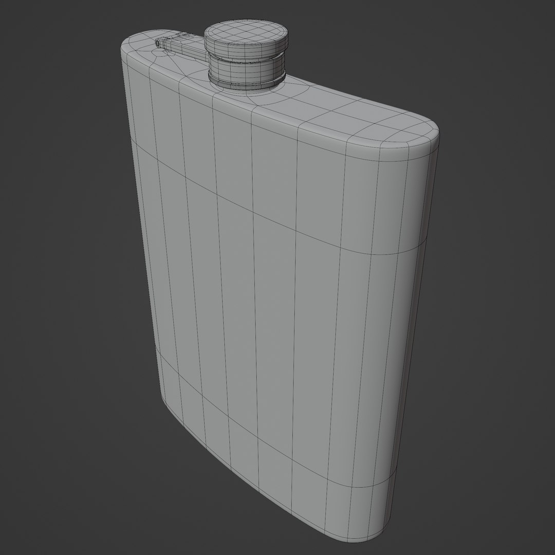 Hip Flask 3D Model - TurboSquid 2118940