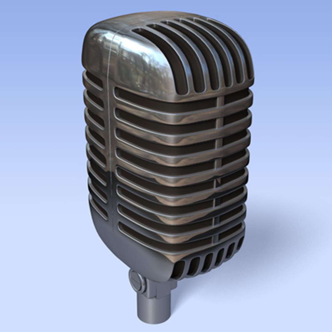 Shure Microphone 3d Model