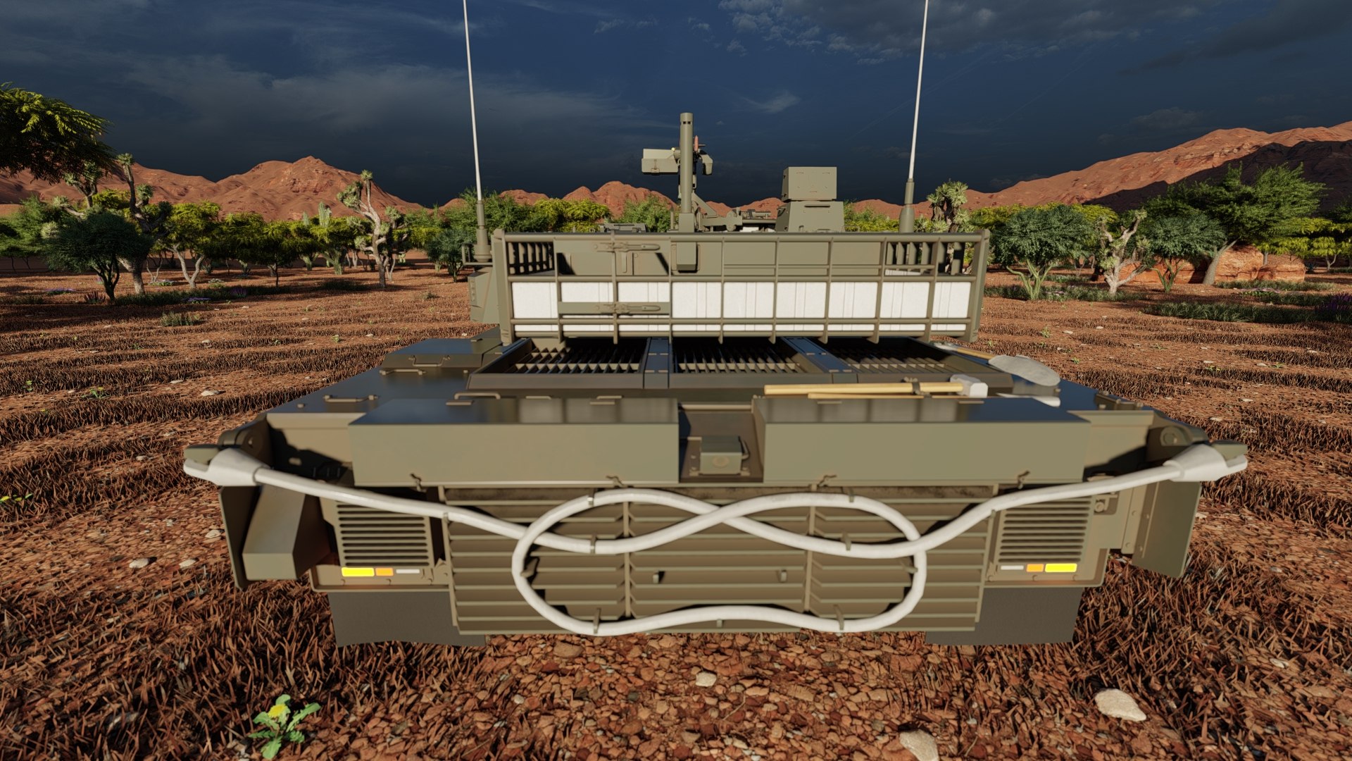 3D JAPANESE TYPE 10 TANK - TurboSquid 2278259