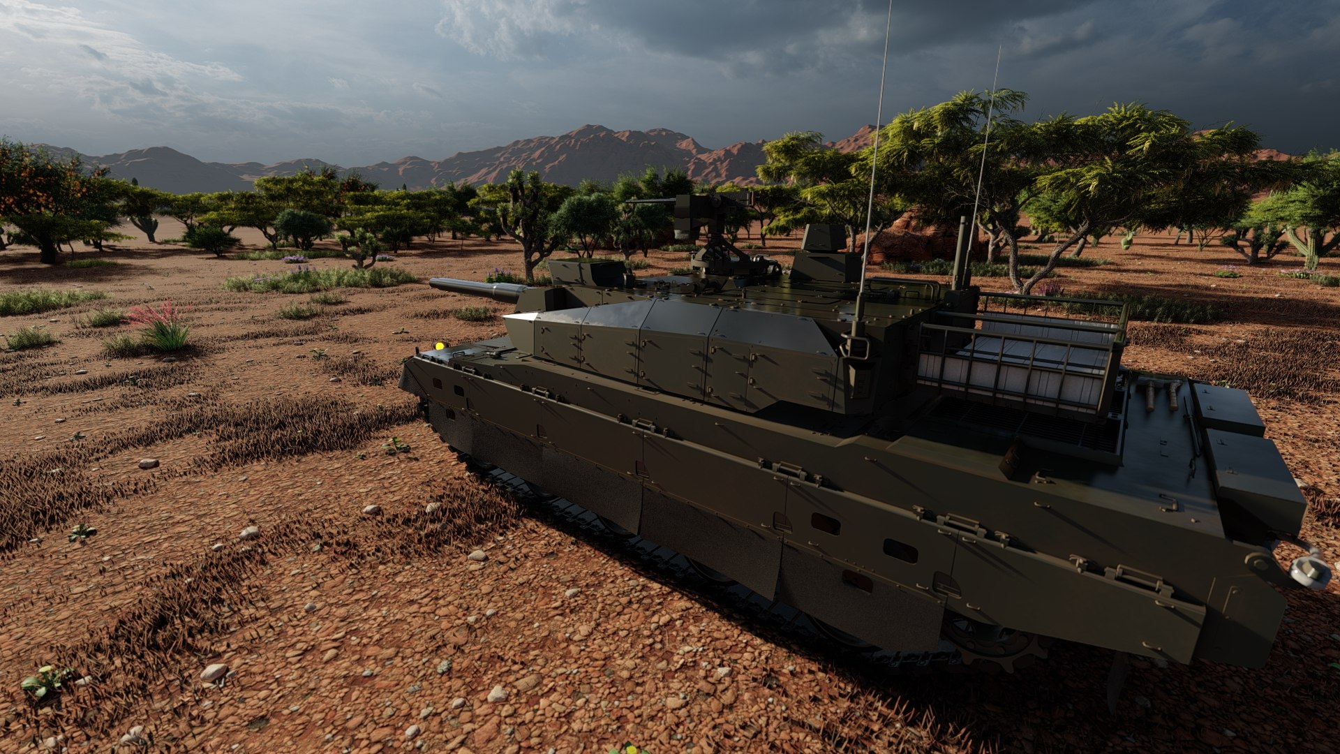 3D JAPANESE TYPE 10 TANK - TurboSquid 2278259