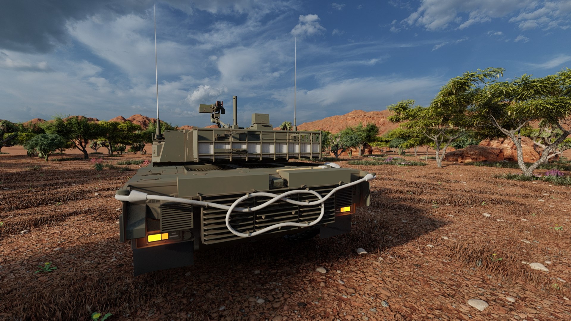 3D JAPANESE TYPE 10 TANK - TurboSquid 2278259