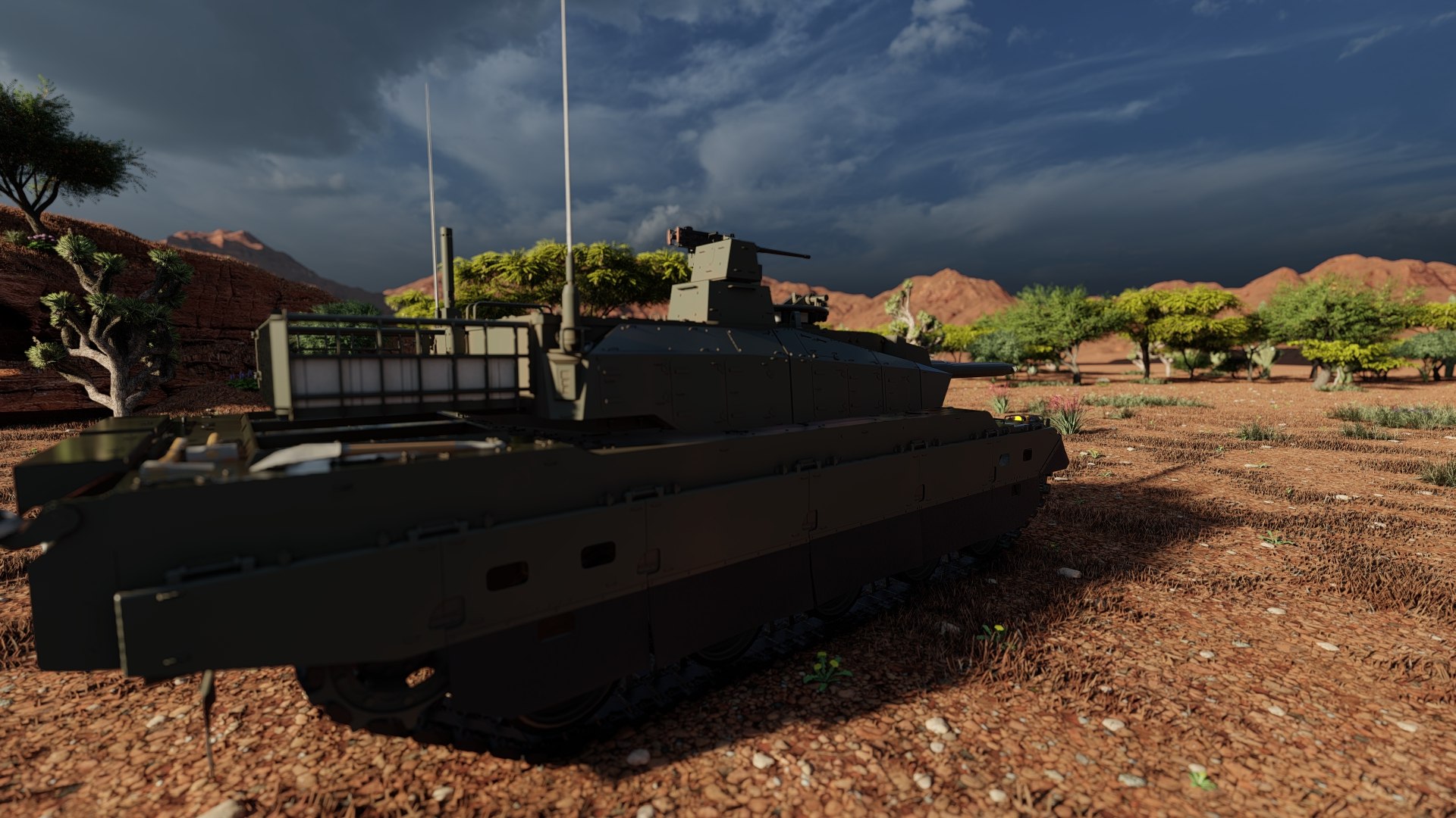 3D JAPANESE TYPE 10 TANK - TurboSquid 2278259