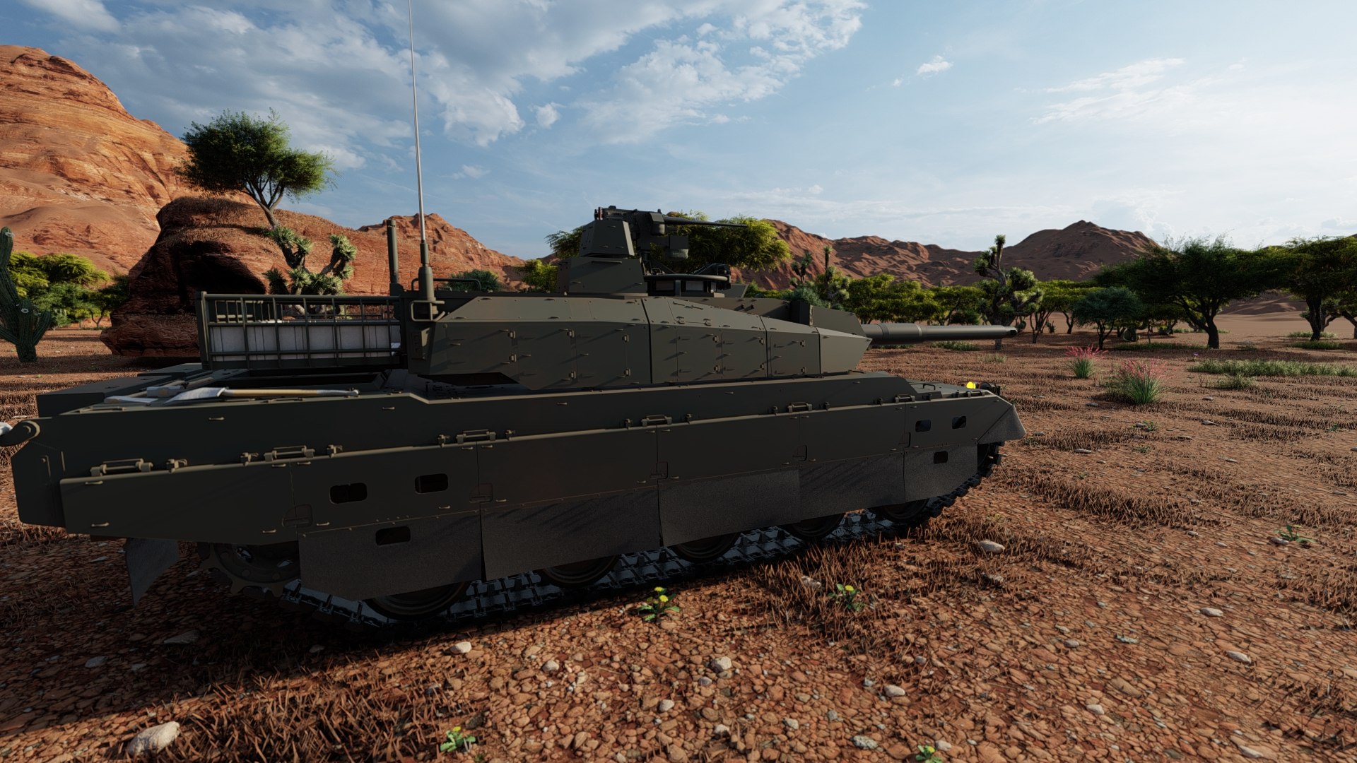 3D JAPANESE TYPE 10 TANK - TurboSquid 2278259