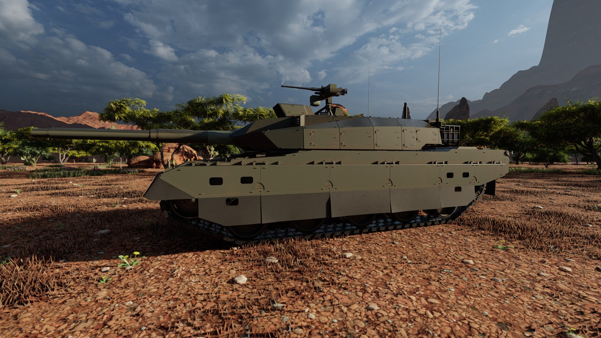 3D JAPANESE TYPE 10 TANK - TurboSquid 2278259