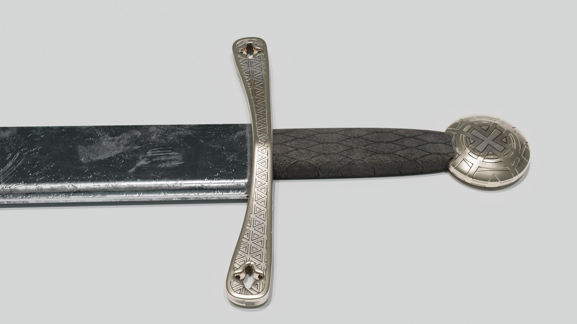 3D Model Falchion One-Handed Sword - TurboSquid 2130851