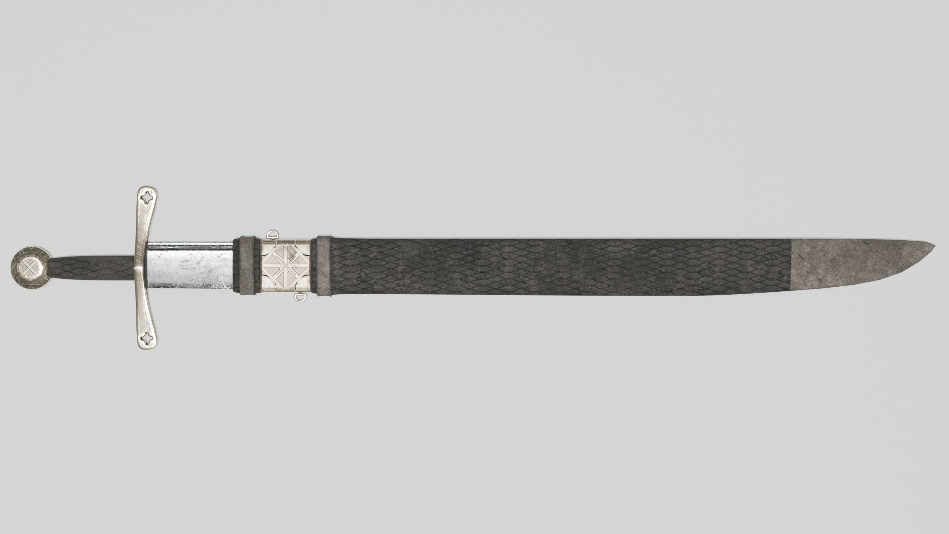3D Model Falchion One-Handed Sword - TurboSquid 2130851