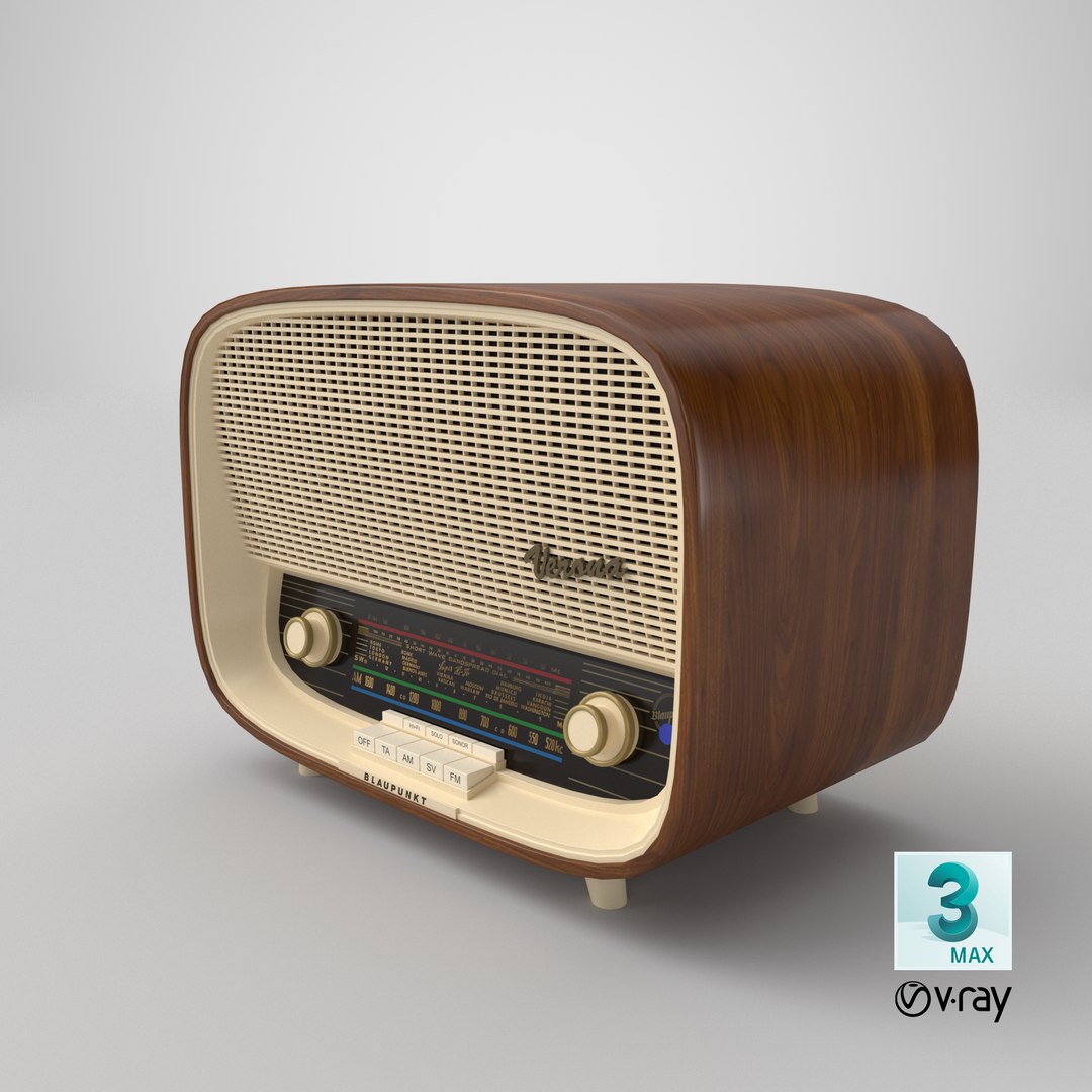 Retro Radio 3D Model - TurboSquid 2002079