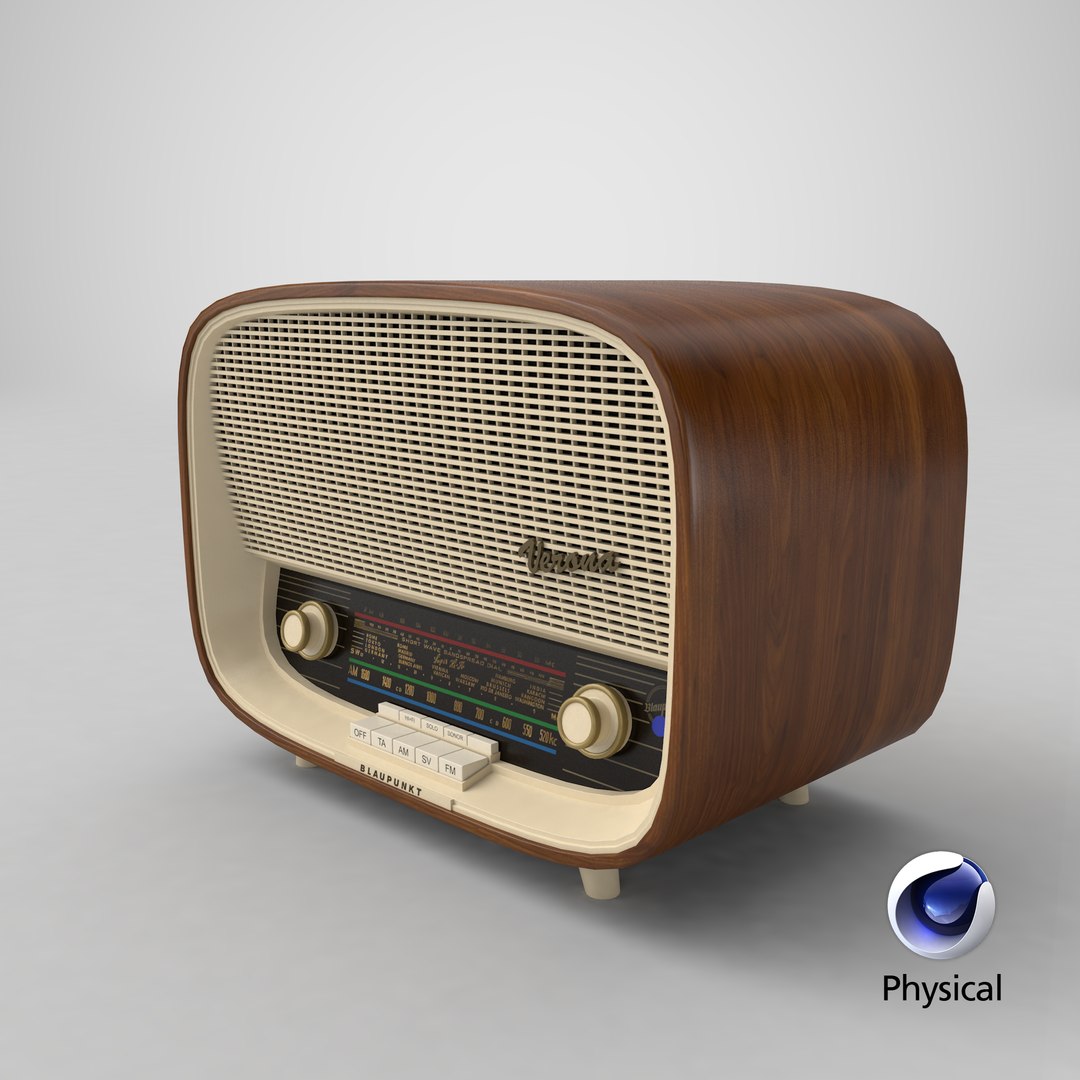 Retro Radio 3D Model - TurboSquid 2002079