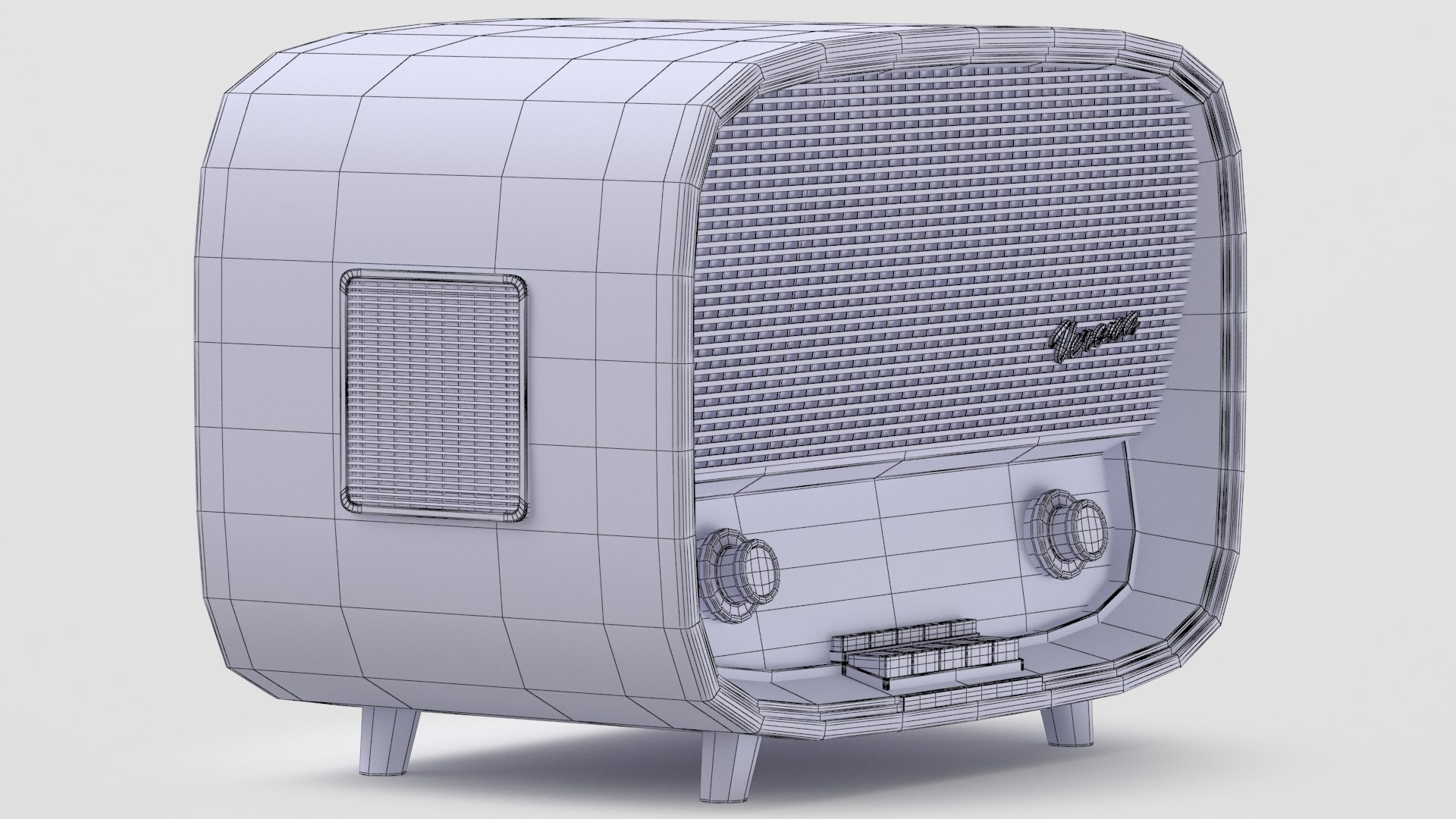 Retro Radio 3D Model - TurboSquid 2002079
