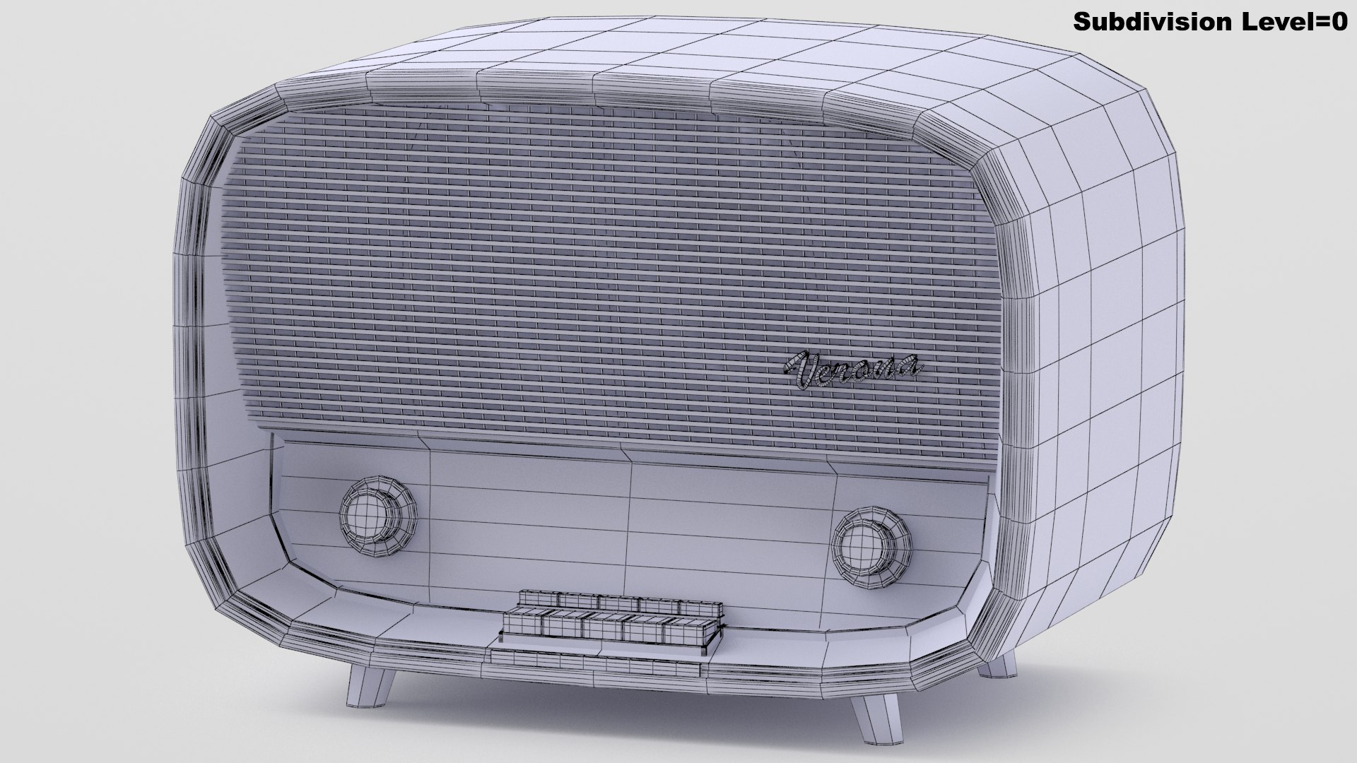 Retro Radio 3D Model - TurboSquid 2002079