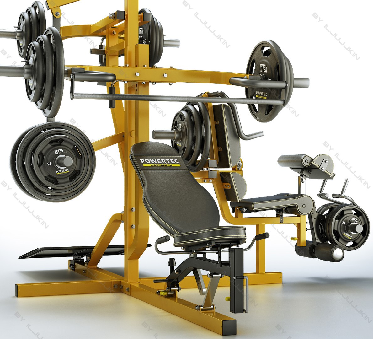 Powertec Wb-ms10 Workbench Multi 3d Model